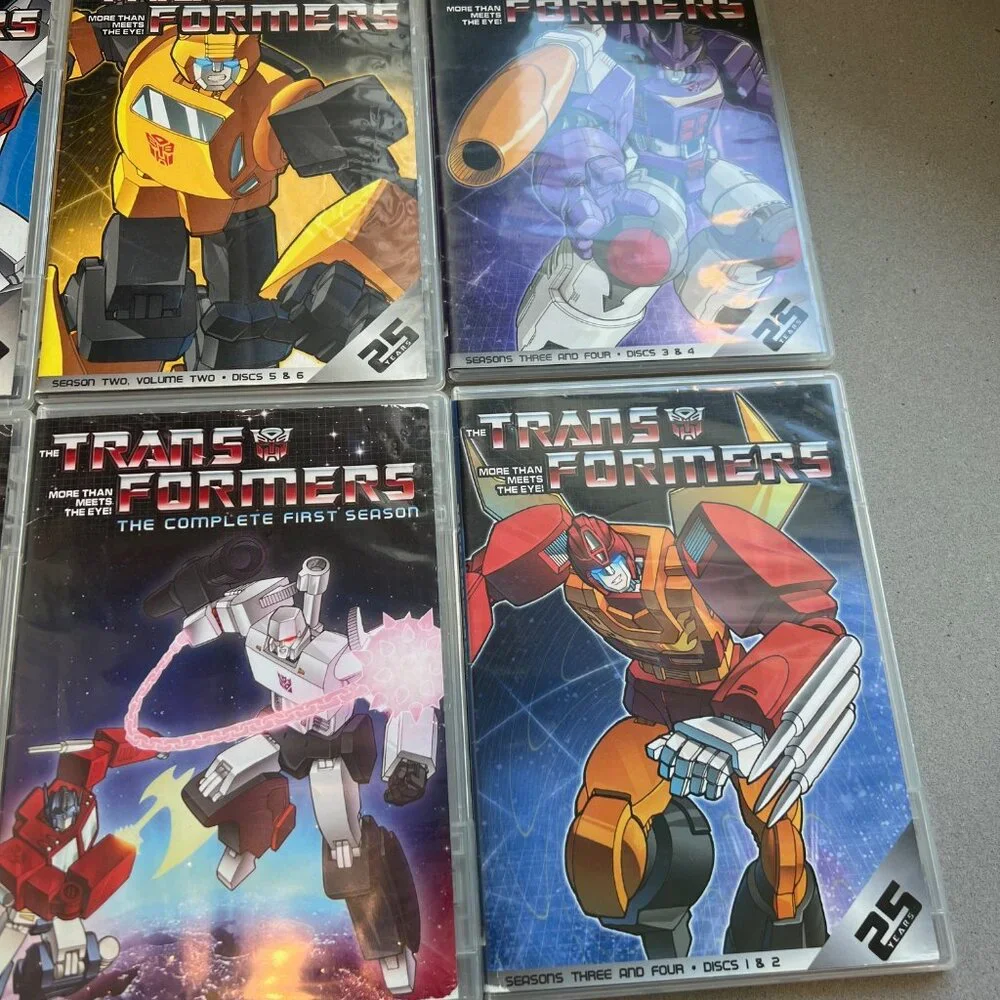 Media | Transformers G1 Animated Series 25th Anniversary Bundle Dvd Set ...